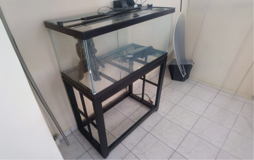 Membuat Meja Aquarium Besi Siku | Kuat dan Estetis