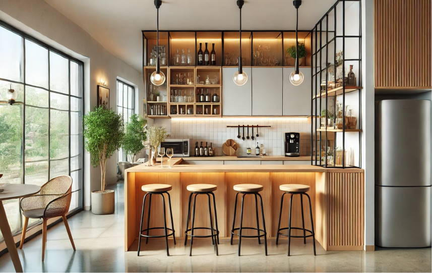 Inspirasi Dapur Mini Bar Cantik | Desain Modern dan Fungsional