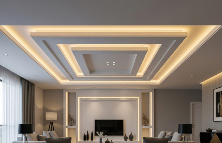 10 Inspirasi Plafon Gypsum Minimalis Mewah