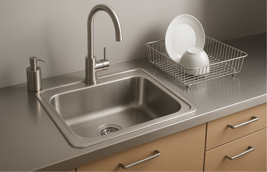 Inspirasi Tempat Cuci Piring Dari Material Hingga Desain